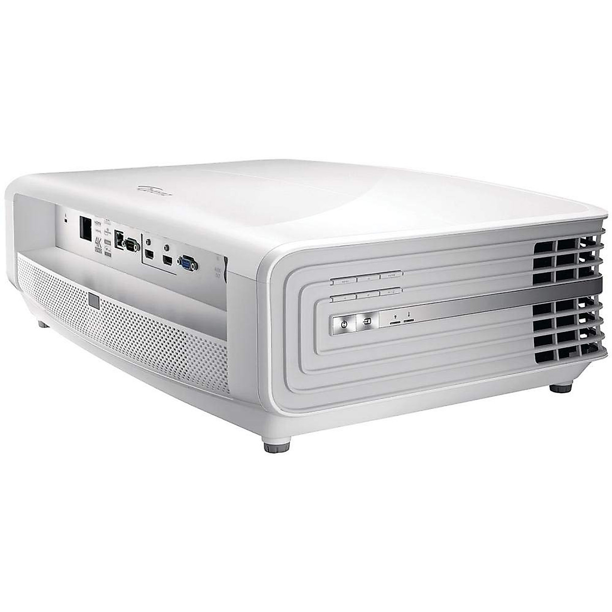 Optoma UHD60 True 4K UHD Projector, Bright 3000 Lumens, Entertainment and Movies, Rec.2020 with DCI-P3 for Wide Color Gamut, HDMI 2.0 and HDR10, WHITE