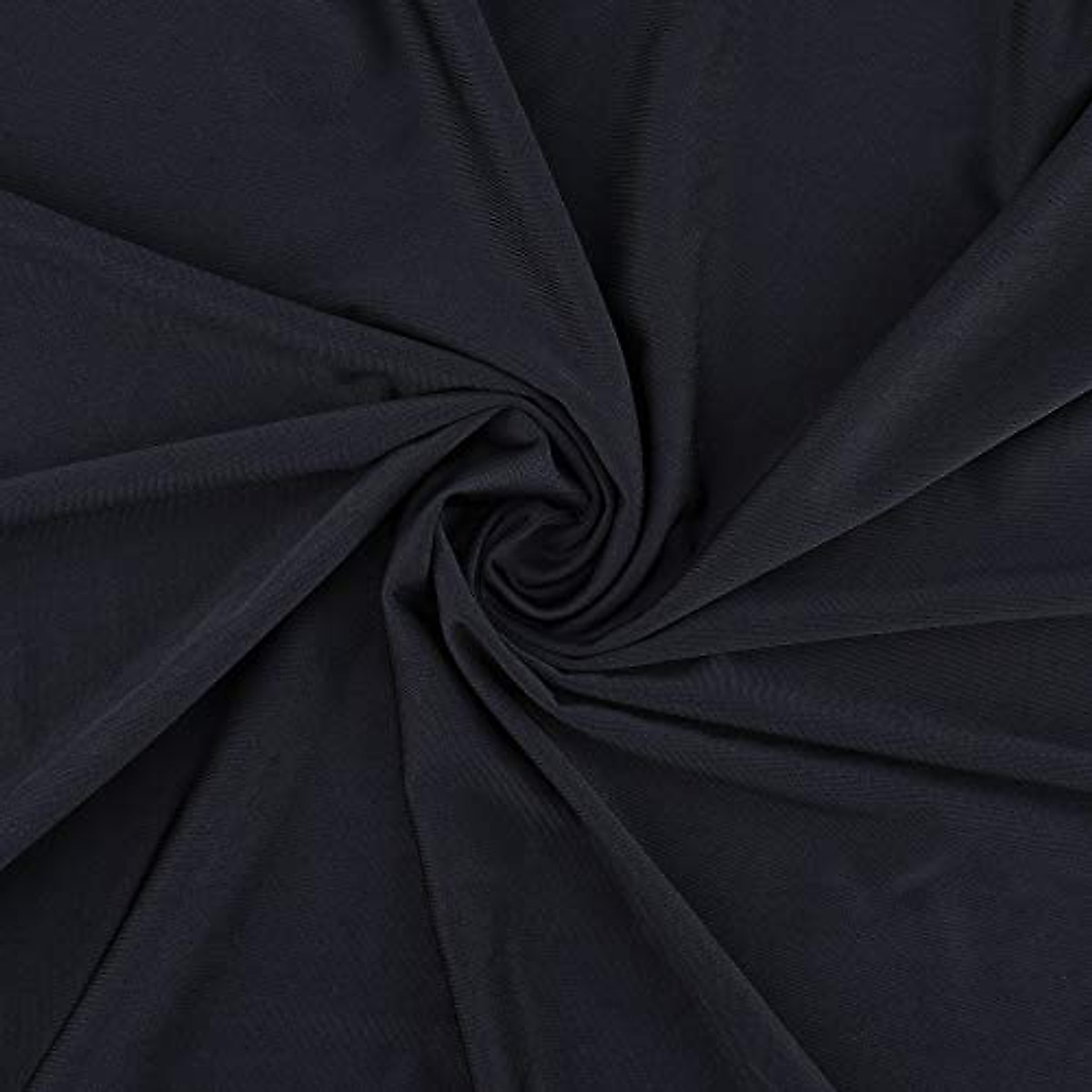 Indoor TV Set Cover, Soft Lycra Fabric Universal 55“ Flat Screen Dust-proof Protector (55", Black)