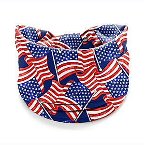 IDDFEVE 4Pcs 4th of July Headbands for Women, Patriotic Independence Day Holiday Wide Hair Band, USA Flag Star Hair Accessory (Star)