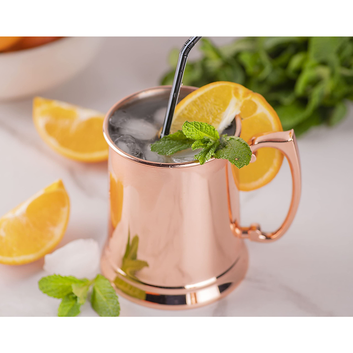 Tree Of Gondor Moscow Mule Mug, Lord Rings Copper Stein Beer Mug, Gift For Him Beer Stein 21oz Metal Tankard Pure Copper Plating Cup, Premium Quality Cocktail Mug, Drinking Mug