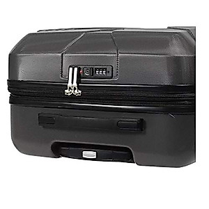 Samsonite Frontier Spinner Unisex Medium Black Polycarbonate Luggage Bag TSA Approved Q12009002