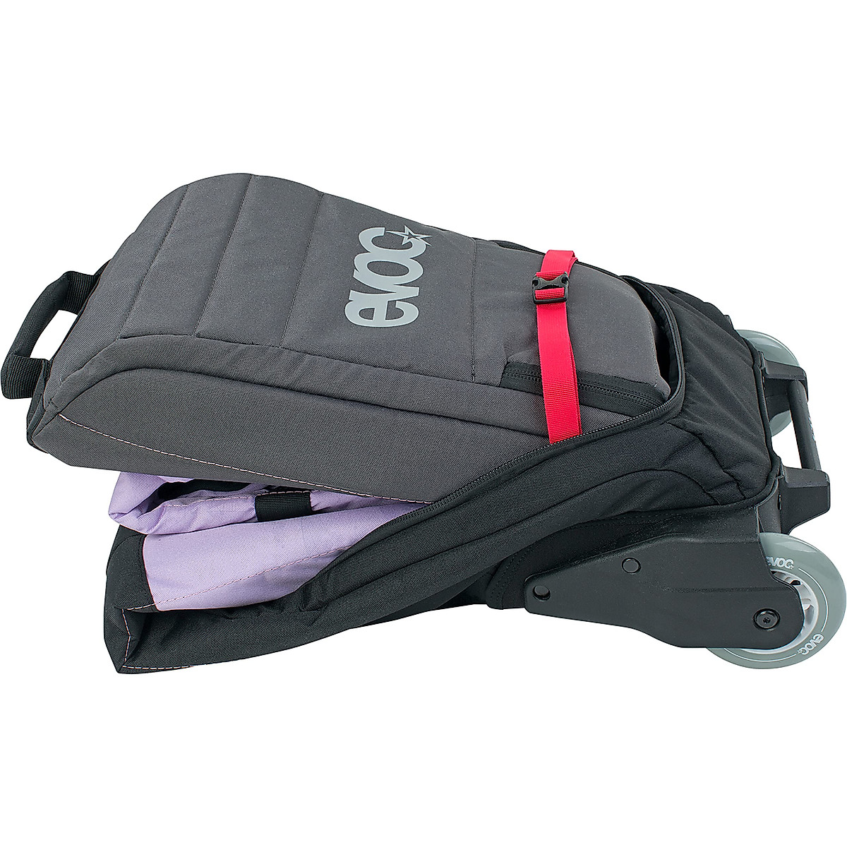EVOC, Ski Roller, Snow Gear Bag, 95L, Purple Rose, XL