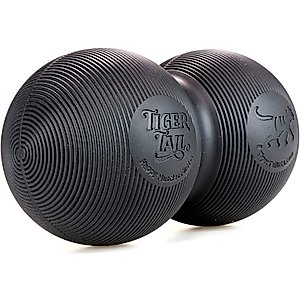 Tiger Tail Tiger Ball Large 8-Inch Peanut Foam Roller Double Ball: Self-Help Body Massage Tool for Trigger Points and Muscle Knots