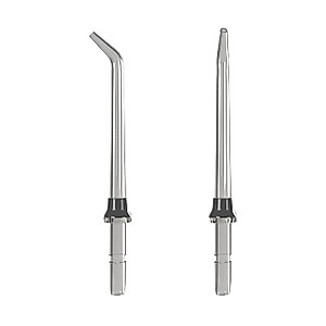 BURST Electric Water Flosser Replacement Tips (Classic/2 Pack) | for Fresh Breath & Healthy Gums | Plaque Removal Between Teeth, Braces & Dental Work