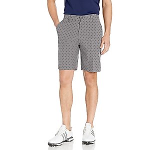 adidas Golf Ultimate365 Badge of Sport Novelty Shorts, Grey Three, 34"
