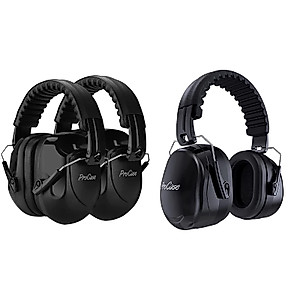 ProCase 2 Pack Noise Reduction Safety Ear Muffs Bundle with Hearing Protection Earmuffs Ear Defenders