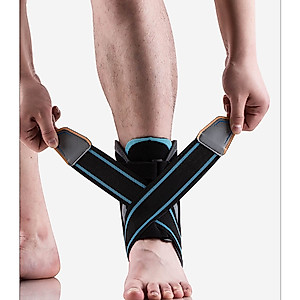 Ankle Support Brace Inside and Outside Support for Pain Relief Injury Recovery Strain or Sprain Tendonitis Post-op Cast Support and Injuryprotection for Women and Men Ankle Brace,Small