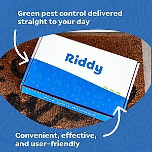 Riddy Pest Pro Kit, Effective Against 100+ Bugs, Includes Rechargeable Sprayer, Traps, Gloves & Tips Guide, Long-Lasting Barrier for Unwanted Pests Professional-Grade Treatment