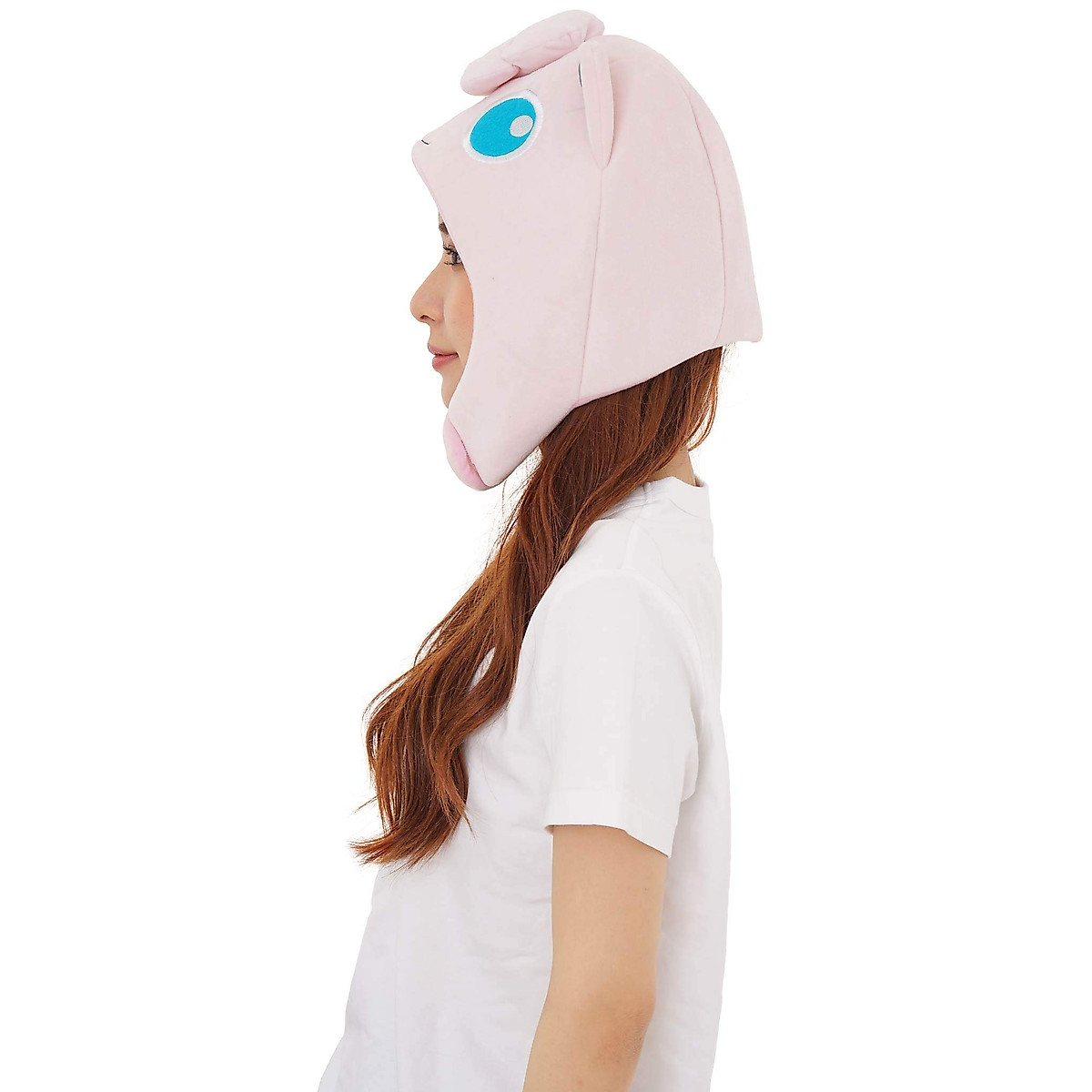 SAZAC Kigurumi Hat - Pokemon - Jigglypuff - Cozy Costume Beanie Cap - Adult Size