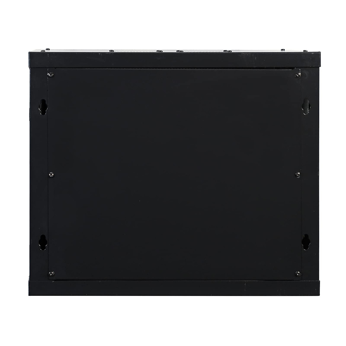 AEONS Professional Wall Mount 19-Inch IT Server Rack Network Cabinet Enclosure 9U 16" Switch-Depth Glass Door Black