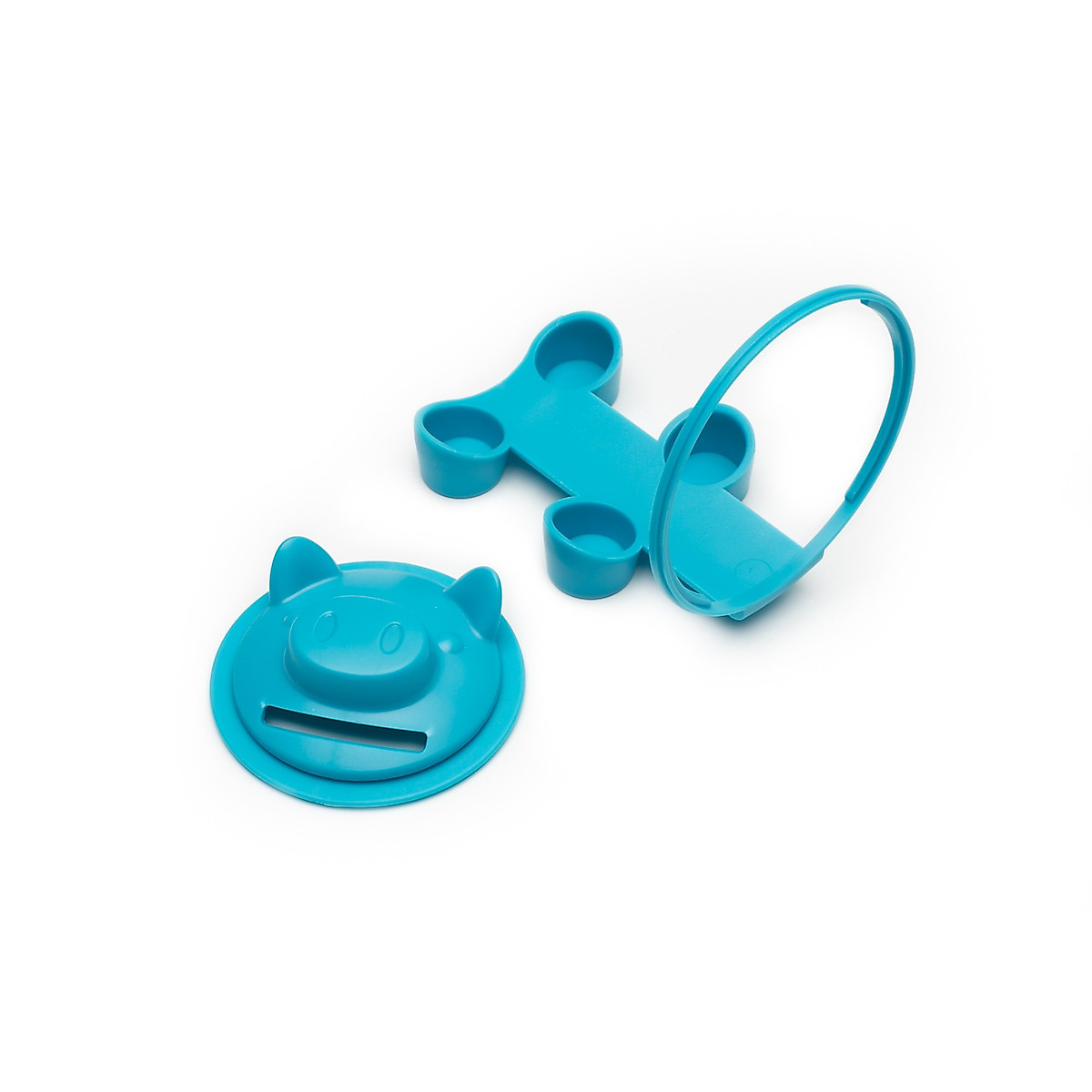 Jarware 82637 Piggy Bank Lid for Regular Mouth Mason Jars, Blue