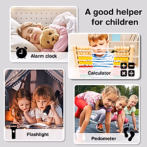 PTHTECHUS® Kids Phone Toy for Boys Girls, 3.8 "Touch Screen Toddler Smartphone with Fun Cameras 16 Games MP3 Music Player Audio Recorder Pedometer Torch Alarm Clock Children Phone for Ages 4-14