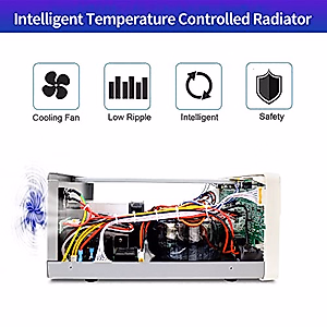 MATRIX MPS-3005H-3 Triple Linear DC Power Supply,30V 5A Adjustable Variable Low Ripple Benchtop DC Power Supply Digital Regulated Lab Grade with 4 Digits Display with Series and Parallel Mode