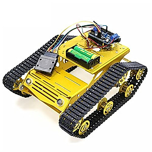 WAAZI PS2 Handle Remote Control Intelligent Robot Tank car Chassis (Color : Joystick Control Kit Only)