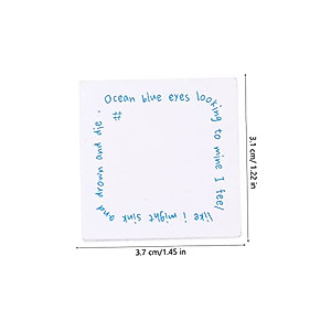 VILLCASE 2pcs Seal Decorative Wood Photo Album Scrapbook Seal Stamp Retro Decor Wooden Stamps Blue Decor Scrapbook Stamp DIY Seal Students Stationery Rubber Simple Hand Account