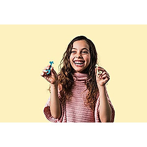 AutoBrush for Kids Strawberry Flavored Dental Flossers, First Nano-hAp (Nano Hydroxyapatite) Infused Floss Picks (1 Pack)