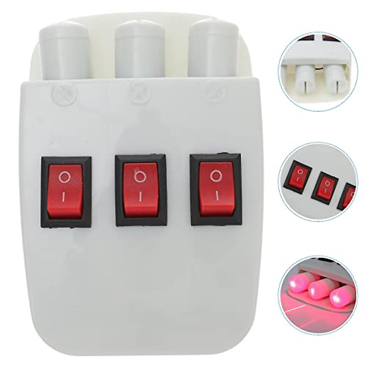 Mipcase Three Light Source Apparatus, Laboratory Physical Three- Way Semiconductor Optics Experiment Equipment for Reflection, Diffraction and Refraction