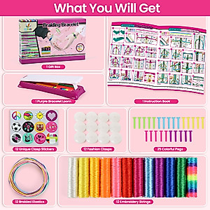 IQKidz Friendship Bracelet Making Kit - Make Bracelets Craft Toys for Girls Age 8-12 yrs, Cool Birthday Gifts for 6 7 9 10 11 Years Old Kids, Christmas Gift Set
