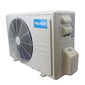 ApooDr 12000 BTU Mini Split Air Conditioner Ductless Inverter System 17.4 SEER2 with Heat Pump 110V 1 Ton,with Installation Kit