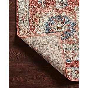 Loloi II Saban Collection SAB-08 Rust/Multi, Traditional 7'-10" x 10' Area Rug