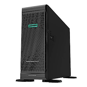 HP ProLiant ML350 Gen10 Tower Server with 2 x Intel Xeon Silver 4210 CPUs, 32GB DDR4, 7.68TB Enterprise SSD, RAID, Windows Server 2019 (Renewed)