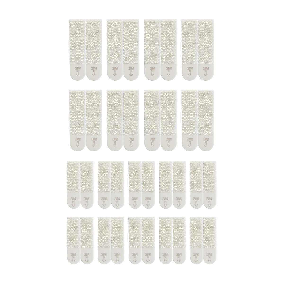 Command Picture Hanging Strips Variety Pack, Damage Free Hanging Picture Hangers, No Tools Wall Hanging Strips for Living Spaces, White, 10 Small Pairs and 8 Medium Pairs(32 Strips)