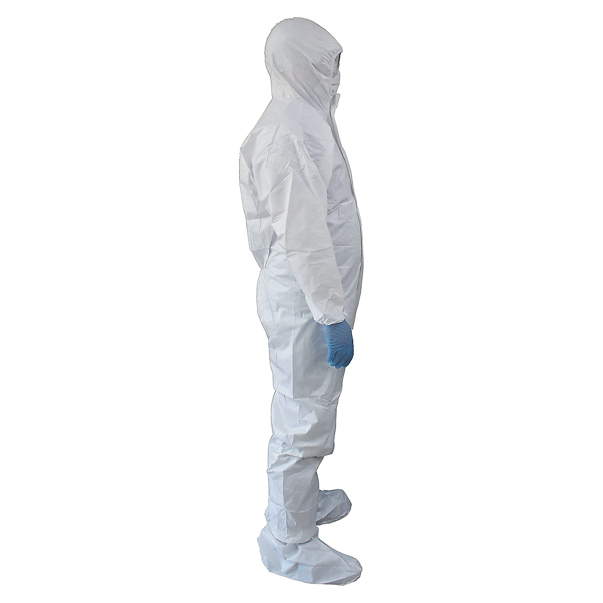 NOW INTERACTIVES YLD Disposable Protective Coverall Hazmat Suit, Heavy Duty Painters Coveralls (Medium) (1 pc)