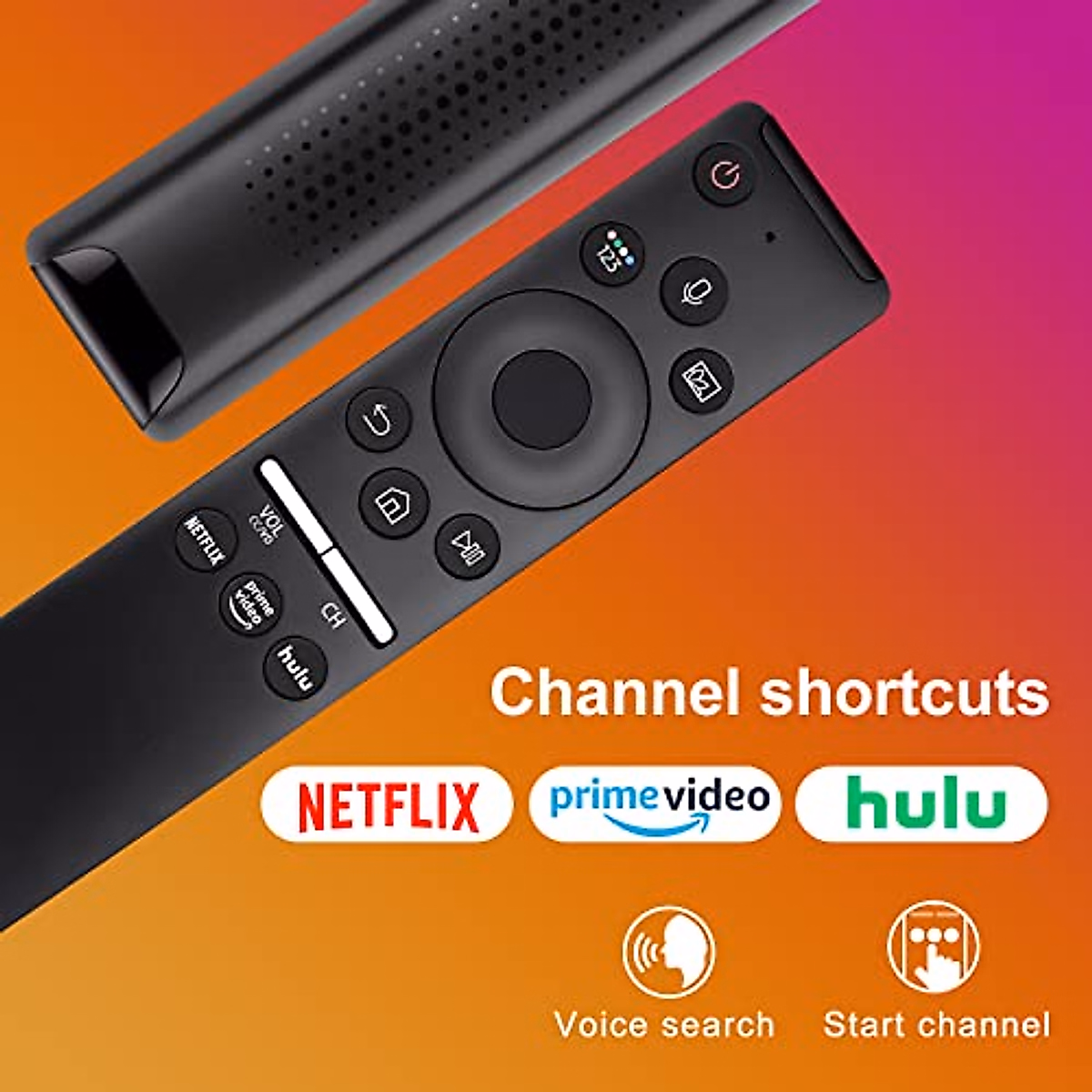 BN59-01312A Smart TV Voice Remote,for Samsung-TV-Remote,Compatible for All Samsung with Voice Function Smart Curved Frame QLED LED LCD 8K 4K TVs