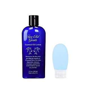 Two Old Goats Essential Lotion 8oz with Exclusive Travel Bottle