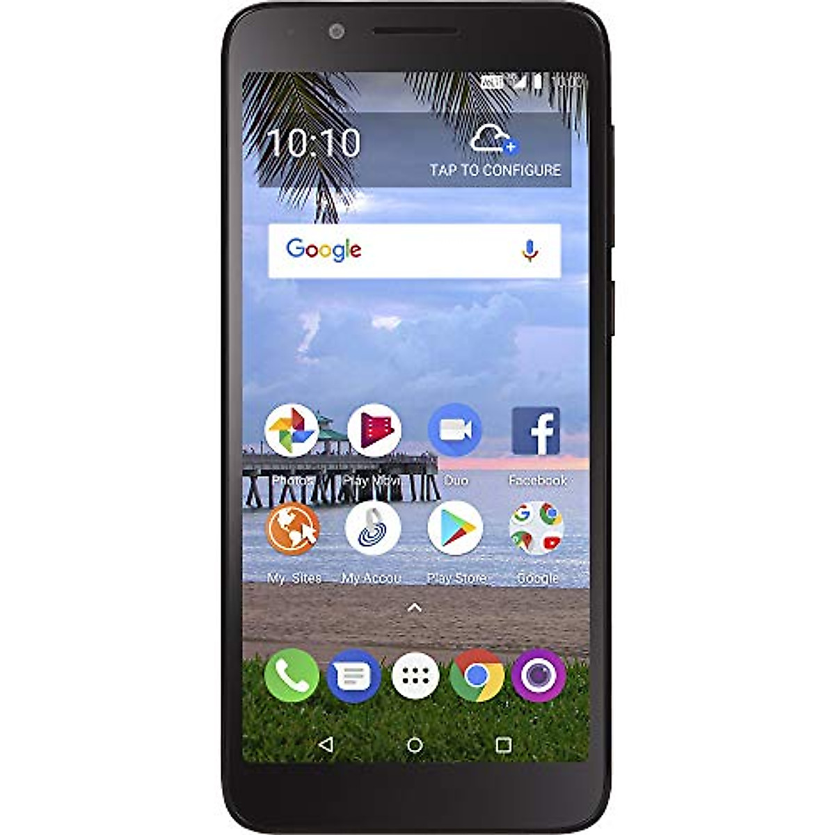 Simple Mobile TCL LX 4G LTE Prepaid Smartphone (Locked) - Black - 16GB - Sim Card Included - GSM