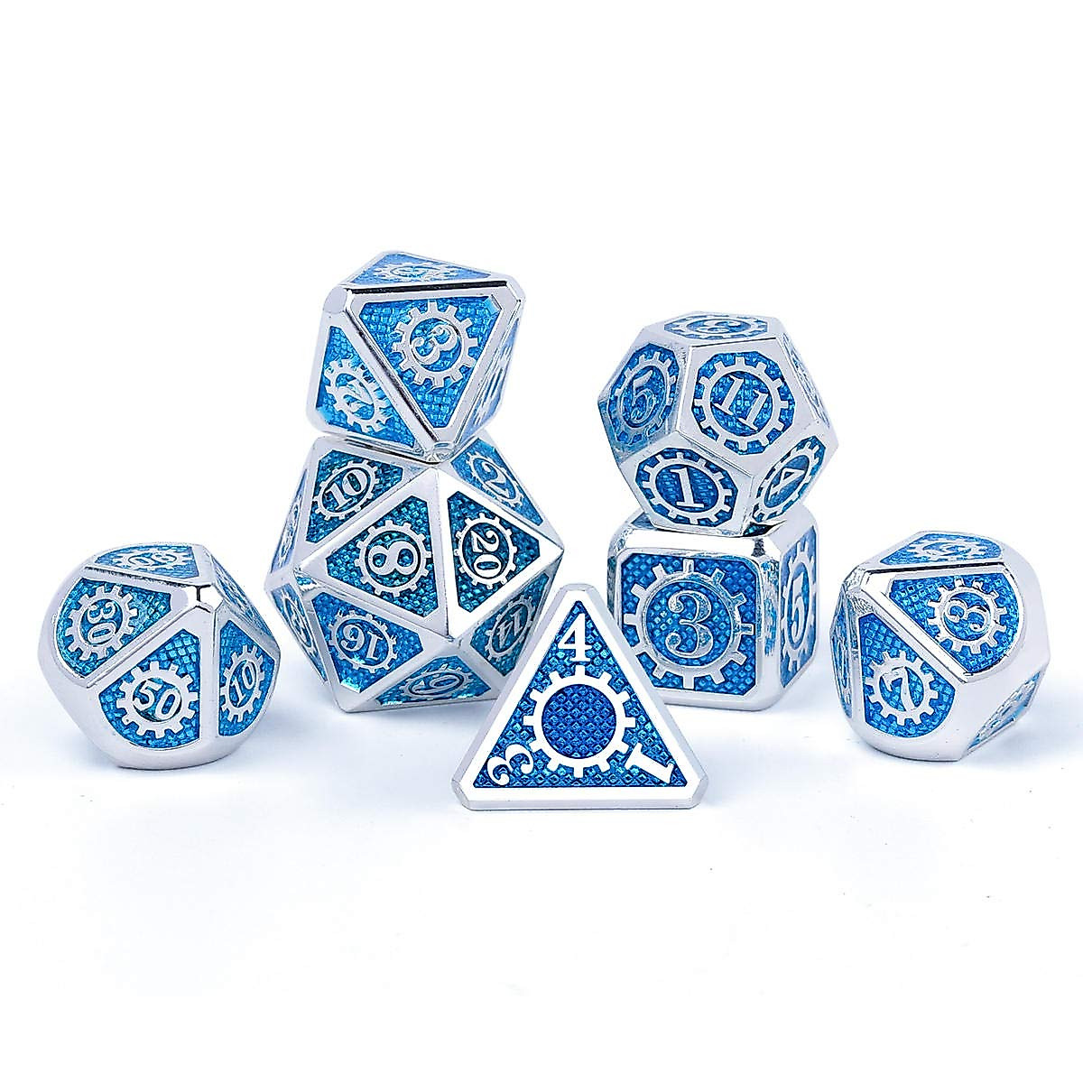 Tbrand DND Metal Dice is Used as Dungeon and Dragon Dice RPG. Its Cool Multiaspect DND Dice Suit Can Be Used as Gift and is Very Suitable for Dice Collectors.