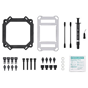 Thermaltake Pacific W8 CPU Water Block, AM5/LGA1700 Compatible, Includes Thermaltake TG-60 Metal Thermal Grease, CL-W347-CU00SL-A Silver