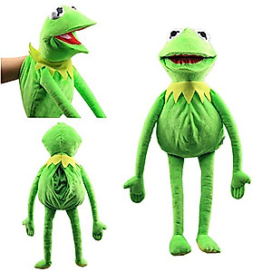 uiuoutoy The Frog Puppet Plush Toy Ventriloquism Prop Party Gift