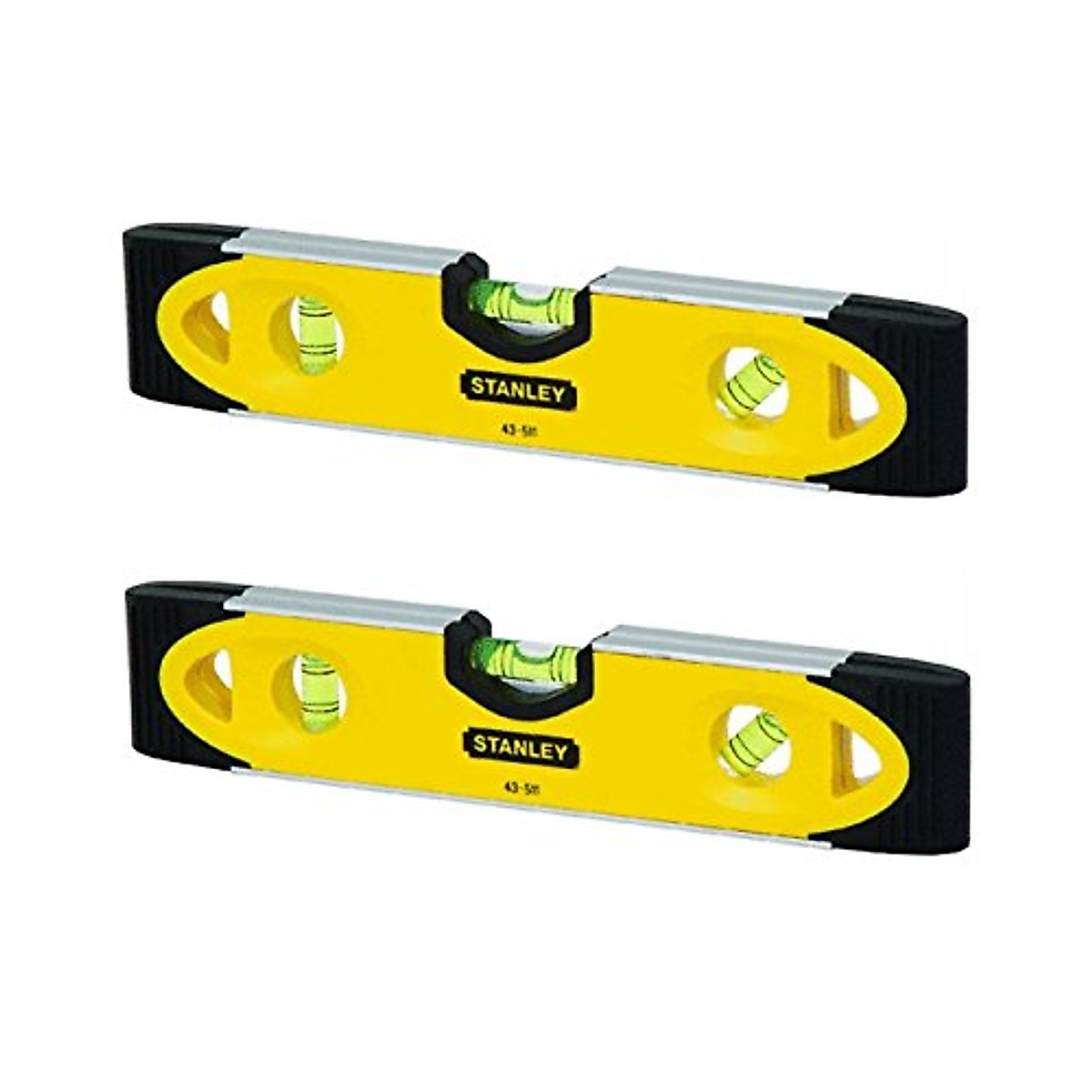 Stanley 43-511 Magnetic Shock Resistant Torpedo Level NIP (2 Pack)