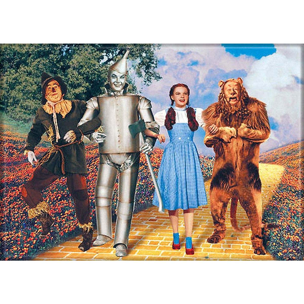 Ata-Boy Wizard of Oz On The Yellow Brick Road 2.5" x 3.5" Magnet for Refrigerators and Lockers…