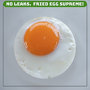 Large 3.5" Nonstick Egg Rings Set of 4, Round Crumpet Ring Mold Shaper for English Muffins Pancake Cooking Griddle - Portable Grill Accessories for Camping Indoor Breakfast Sandwich Burger