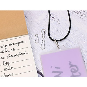 Mini Skater 0.63Inch Mini Metal Spring Hooks, Tiny Stainless Steel Lanyards Snap Clip Hooks, Keyring Accessory for Purse,Curtains,Jewelry Ring Craft and ID Card Key Chain Clip Parts(Silver, 200Pcs)