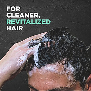 Dove Men+Care 2 in 1 Shampoo & Conditioner Eucalyptus & Birch 4 Count For Healthy-Looking Hair Naturally Derived Plant Based Cleansers 12 oz