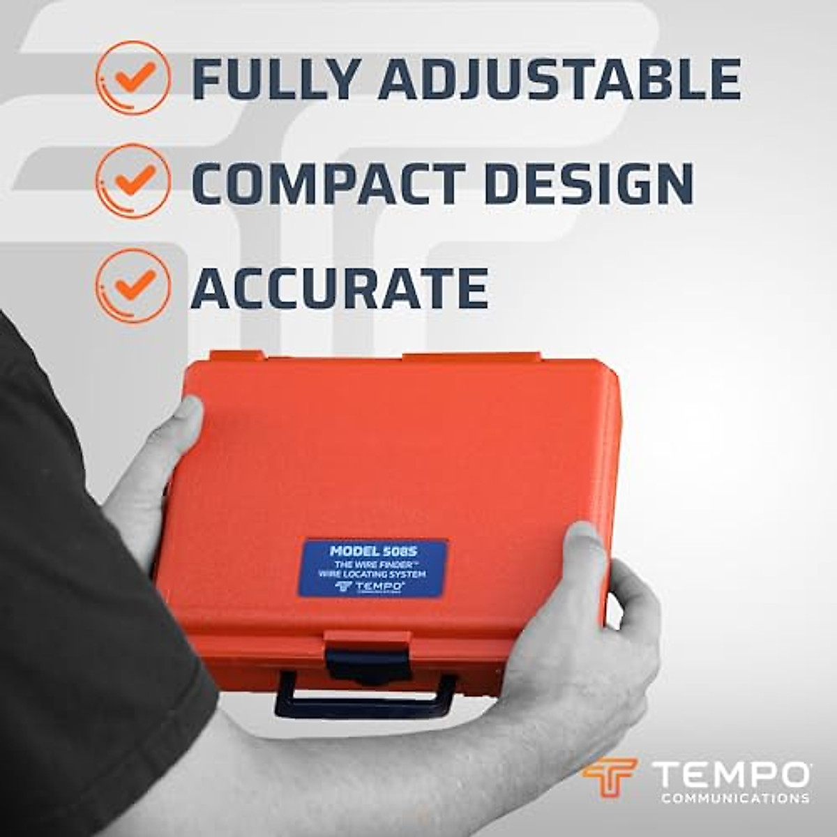 TEMPO 508S-G Irrigation Cable Locator & Wire Finder | Precise Wire Locating | Trace or Locate Dead or Energized Wires Underground, in Walls, Under Floors | Professional Grade (2023 Model)