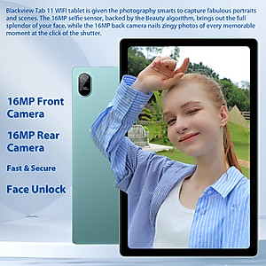 Blackview 10.36 inch 2K Tablet, Android Tablet 14GB(8+6 Expand) RAM 256GB ROM(TF 1TB), 8380mAh Octa-core Gaming Tablet, 16MP+16MP Camera Android 12 Tablet for Adults, 5G WiFi/GPS, Stylus, Green