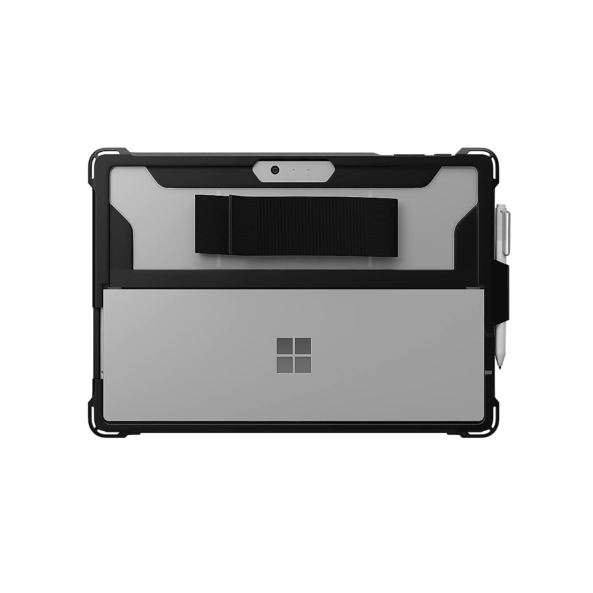 MAXCases Extreme Shell for Microsoft Surface Pro 5, 6, & 7 Rugged Protective Case - Protective Stand, Stylus Pen Holder, Laptop Case (Black)