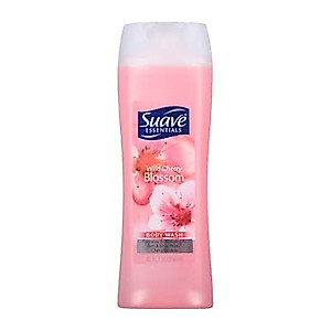 Suave Essentials Body Wash, Wild Cherry Blossom 15 Ounce (Pack of 2)