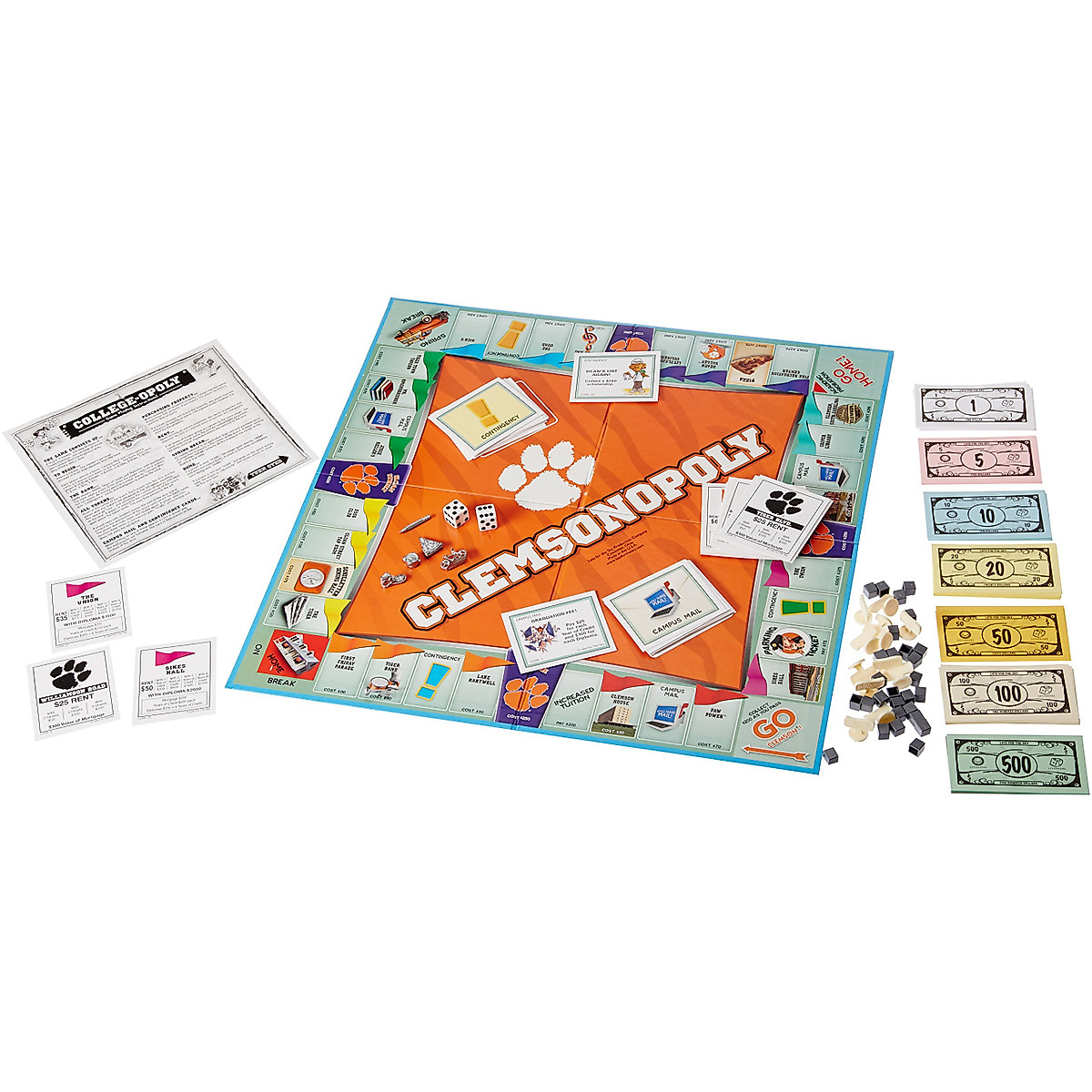 Late for the Sky Clemson University - Clemsonopoly Brown