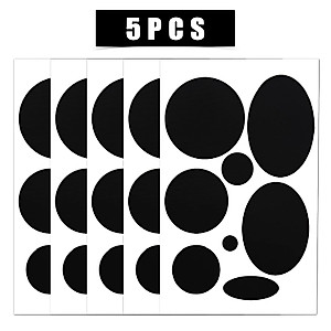 40pcs Down Jacket Repair Patch, Black Nylon Fabric Repair Patches Self-Adhesive Washable Outwear Repair Patches for Puffer Clothing Sleeping Bags Tents (Round)