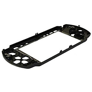 New Replacement Front Top Surface Shell Case Cover Faceplate for PSP 3000 3001 3002 3003 Console Black