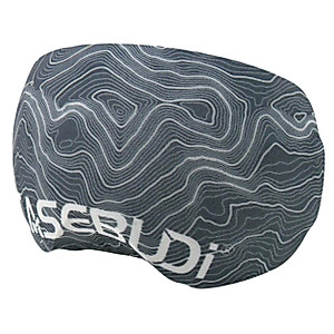 CASEBUDi Goggle Cover for Ski Snowboarding Motocross Paintball or Any Other Goggles (Topo)