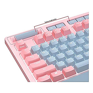 ASUS ROG Strix Flare Pnk (Cherry MX Brown) Limited Edition Mechanical Gaming Keyboard with Switches, Aura Sync RGB Lighting, Customizable Badge, USB Pass Through and Media CONTROLS