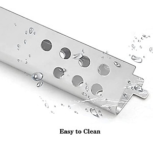 Dongftai SD63C (4-Pack) 15 1/2" Stainless steel heat plates and burner Replacment Parts for Charbroil Advantage Series 4 Burner 463344116, 466344116 Gas Grill Models