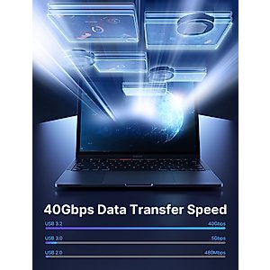 JSAUX 90 Degree USB-C Male to USB-C Female Adapter 2-Pack, 40Gbps Data Transfer PD 100W USB Type-C 3.1 Extender for Macbook, ROG Ally, Switch, Steam Deck, VR,iPhone 16 iPhone 15 and More USB-C Devices