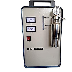 Unbranded US STOCK 800W 150L Oxygen Hydrogen HHO Gas Flame Generator Acrylic Polishing Machine Water Welder Flame Polisher 110V+ 2 Gas Torches Free